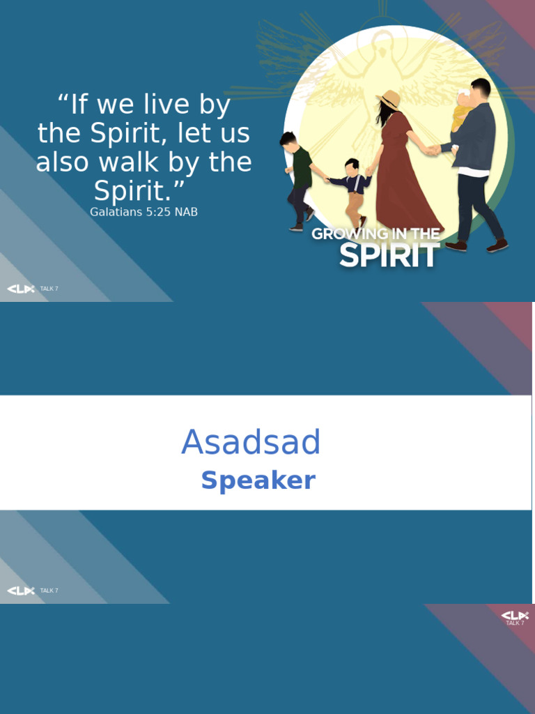 Clptalk7 For SFC | PDF | Jesus | Charismatic Movement
