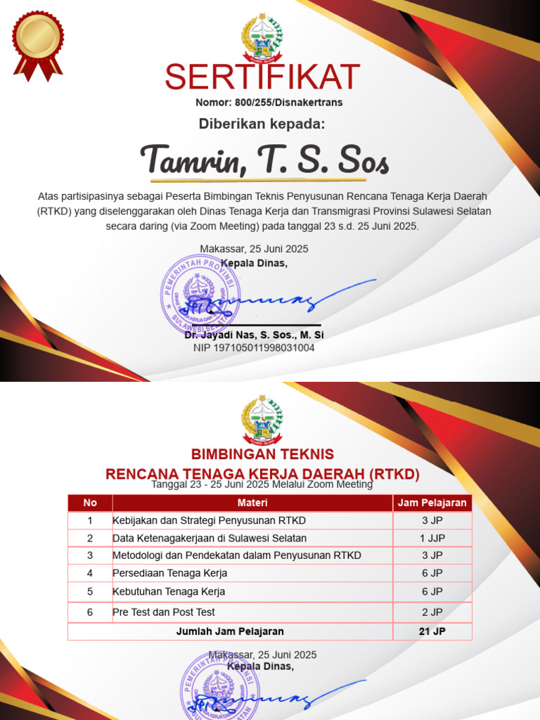Tamrin, T. S. Sos | PDF