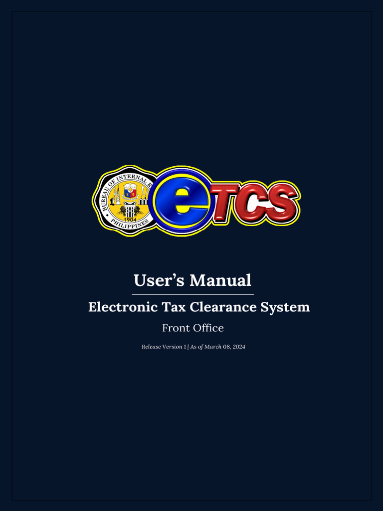 Users Manual Front Office ETCSv2 | PDF | Password | Login