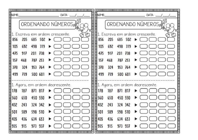 Ordenando Números | PDF