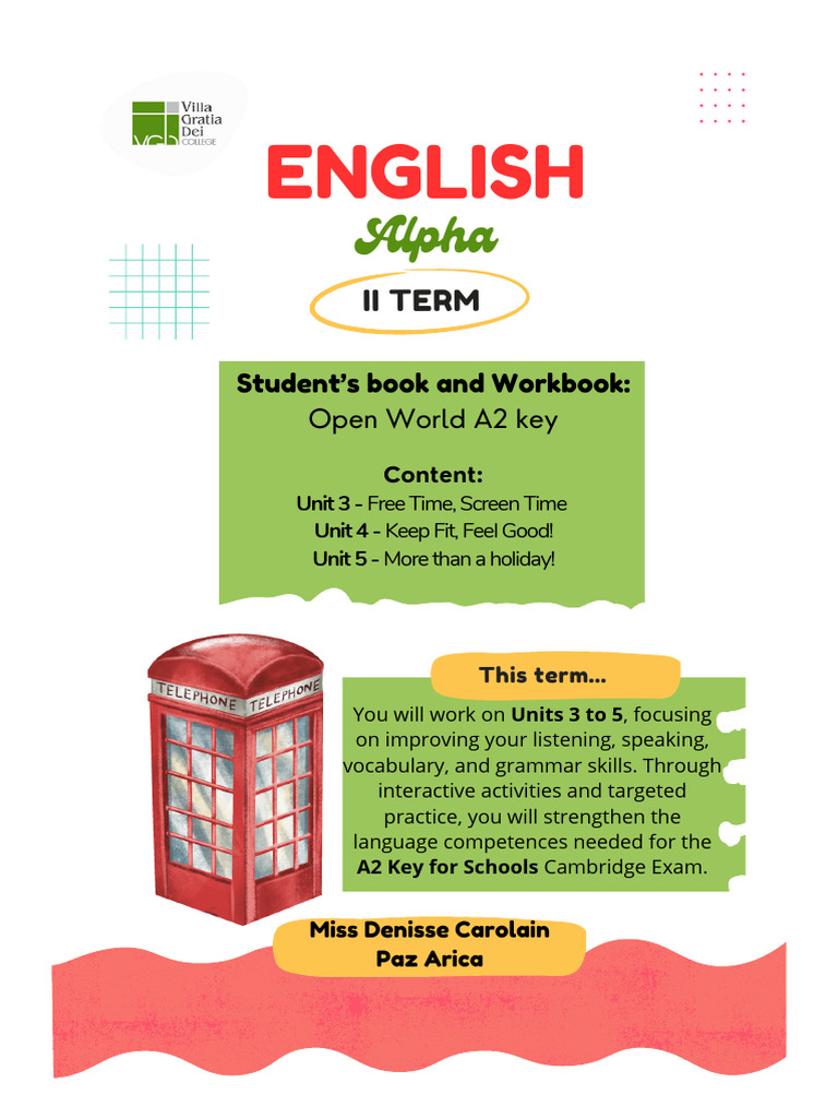 Alpha English - Learning Indicators | PDF