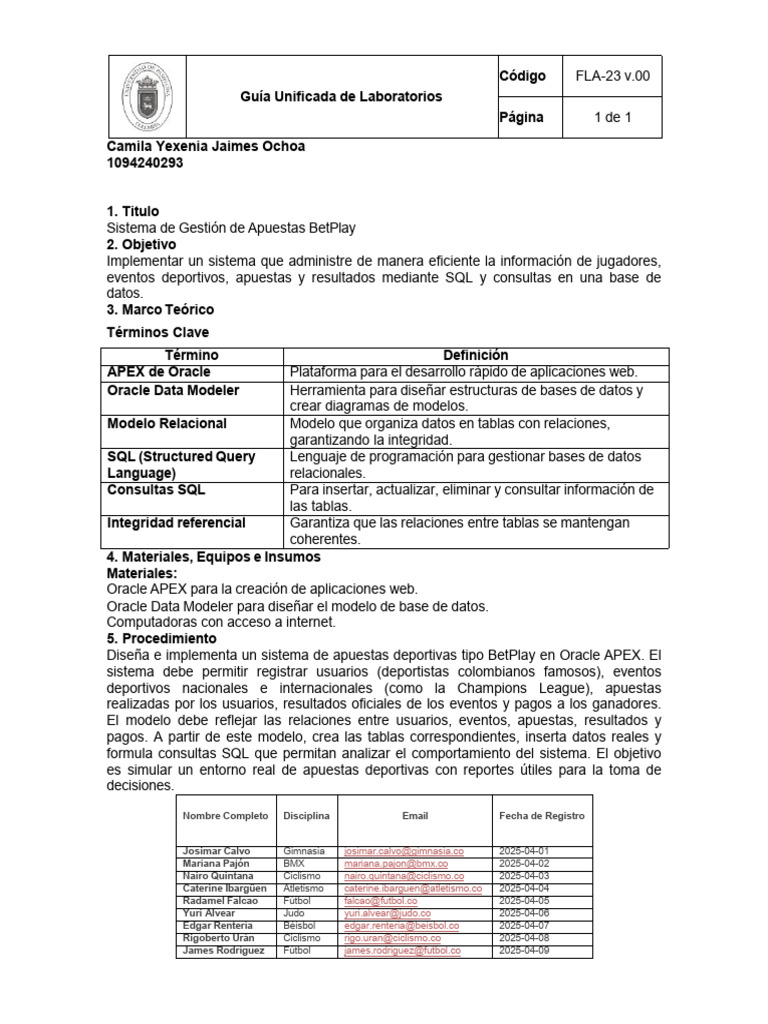 Guia de Laboratorio 3s | PDF | SQL | Bases de datos