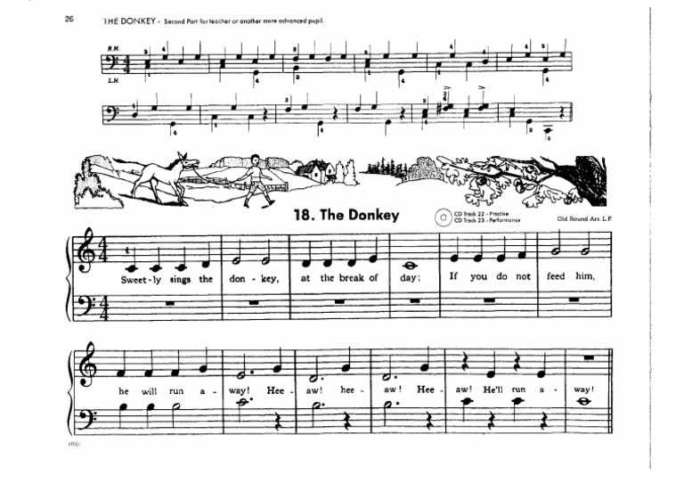 The Donkey - Leila Fletcher 1 | PDF