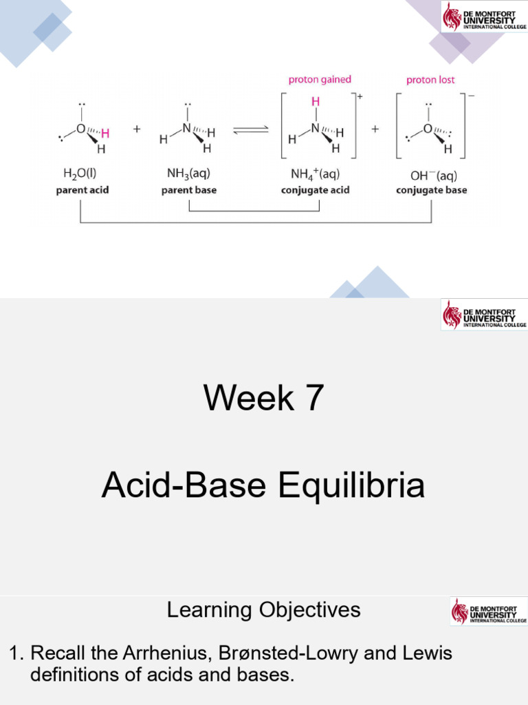 Annotated Acid-Base Equilibria & Buffers | PDF | Acid | Buffer Solution