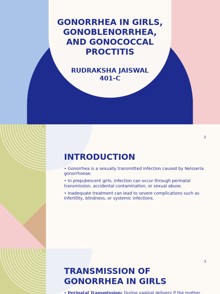 Gonorrhea in Girls, Gonoblenorrhea, and Gonococcal | PDF | Medical Specialties | Medicine