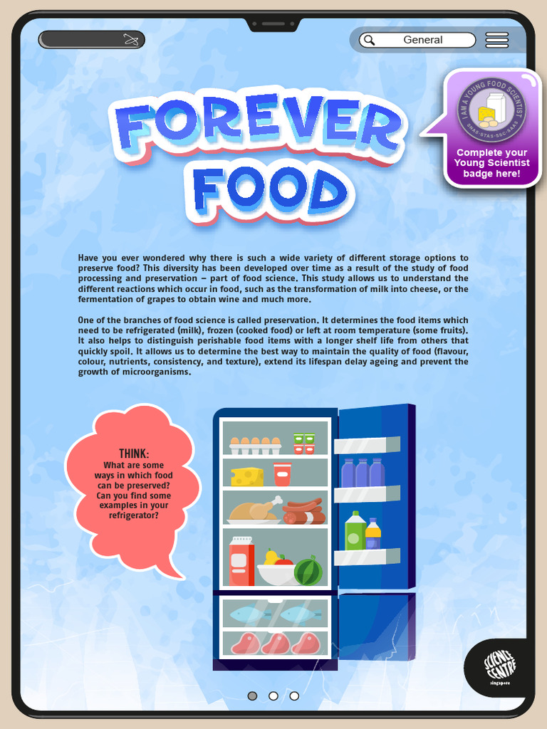 Forever Food Ready Steady Science Worksheet r3 | PDF | Food ...