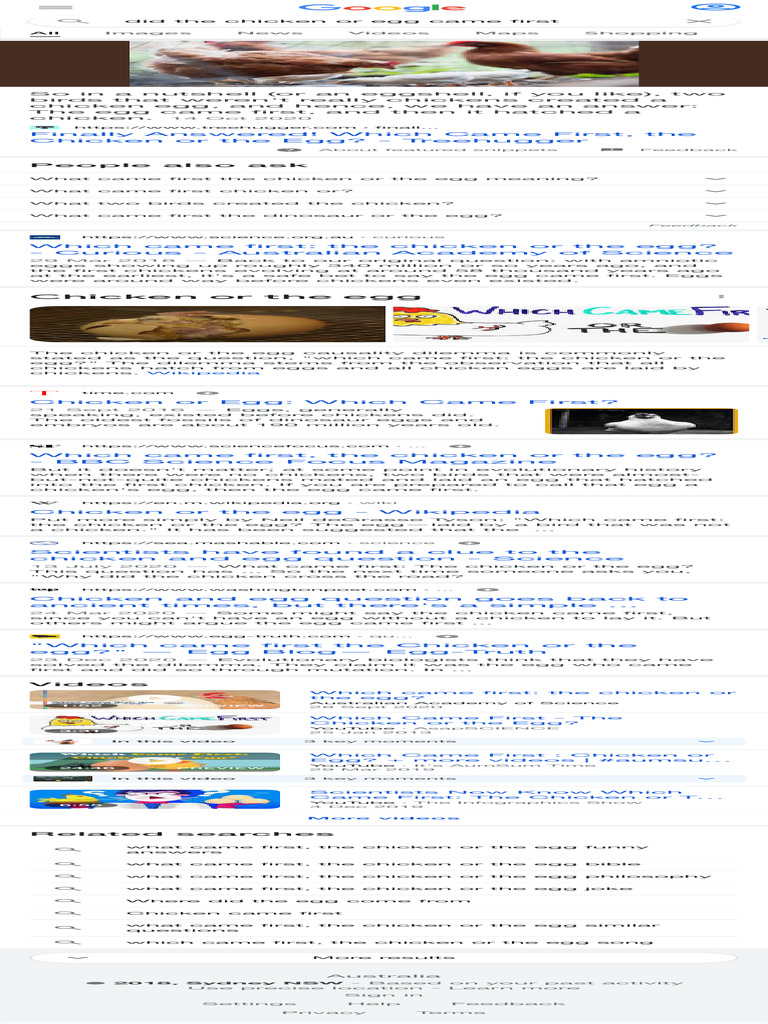Did The Chicken or Egg Came First - Google Search | PDF | Egg | Chicken