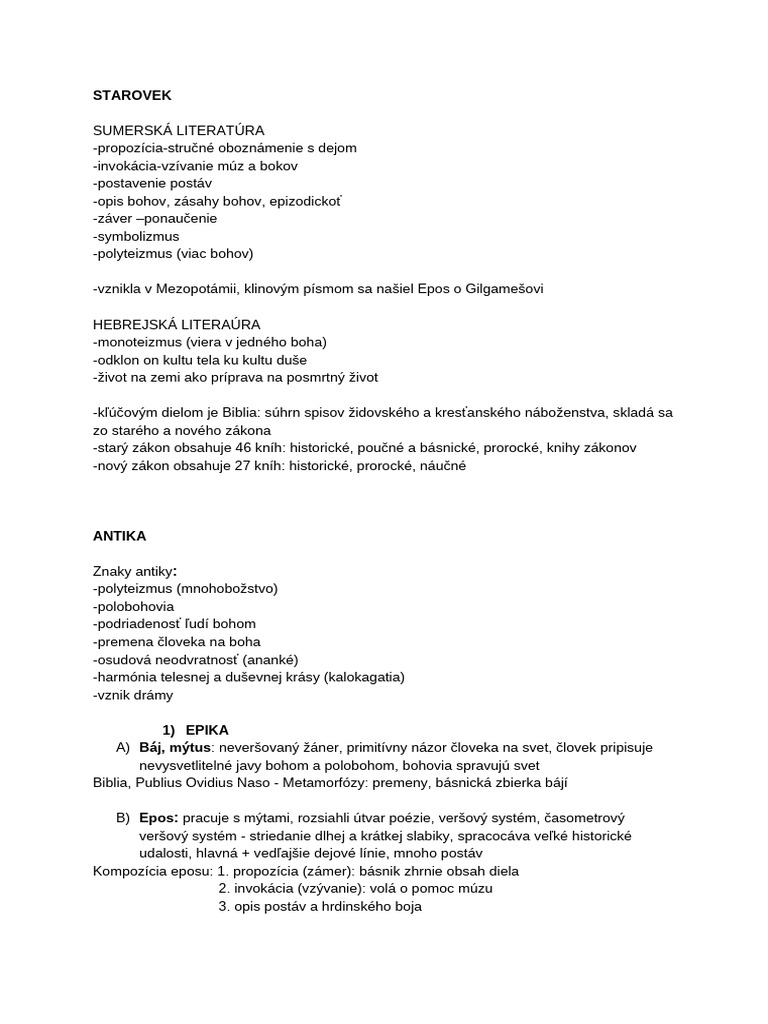 Antika A Stredovek | PDF