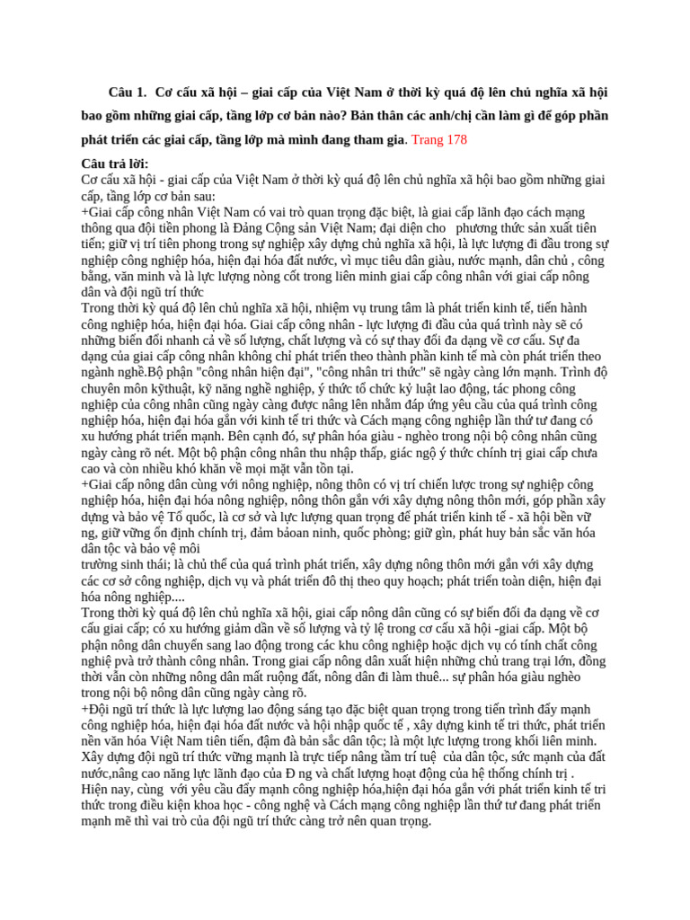 Đề Thi Môn Ctxh - Huân | PDF