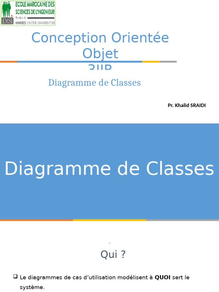 03 - Diagramme de Classes | PDF | Classe (informatique) | Interface (Informatique)