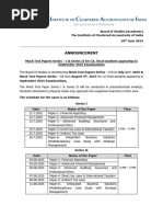 ACCA June 2025 Exam Schedule | PDF