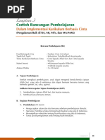 Template Pembelajaran Mendalam + KBC | PDF