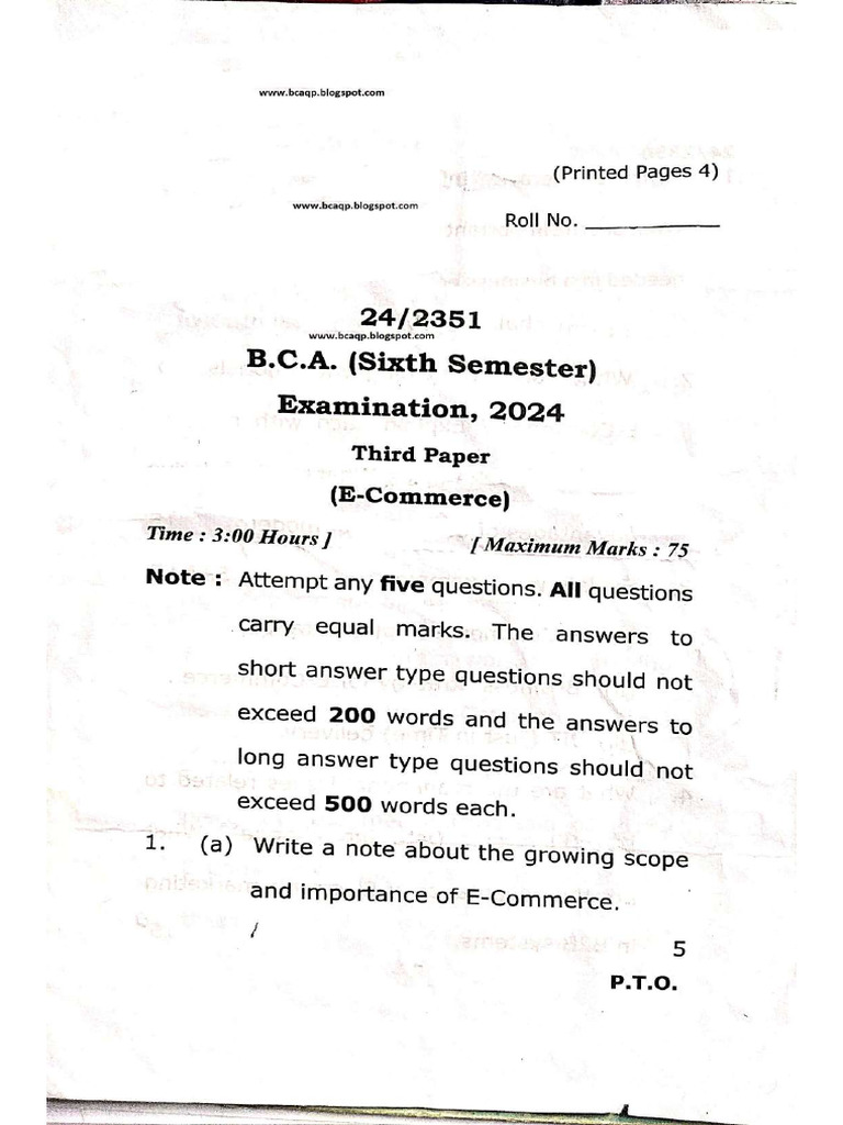 Bca6 1 (8) - Ecom PDF | PDF