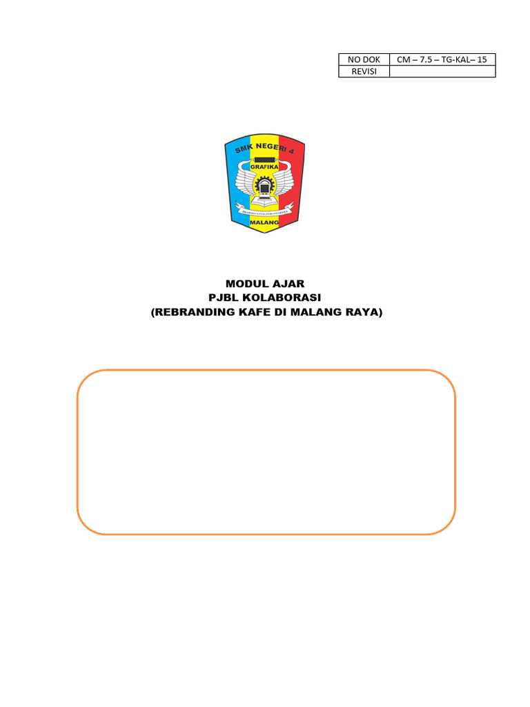 Rini S - Xi - Teknik Grafika - Modul Ajar Kolaborasi 2024 | PDF