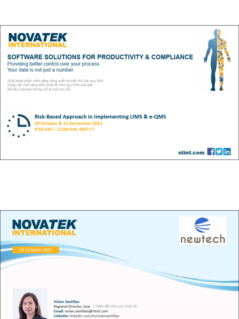 Nova-QMS Benefits and Implementation - External | PDF