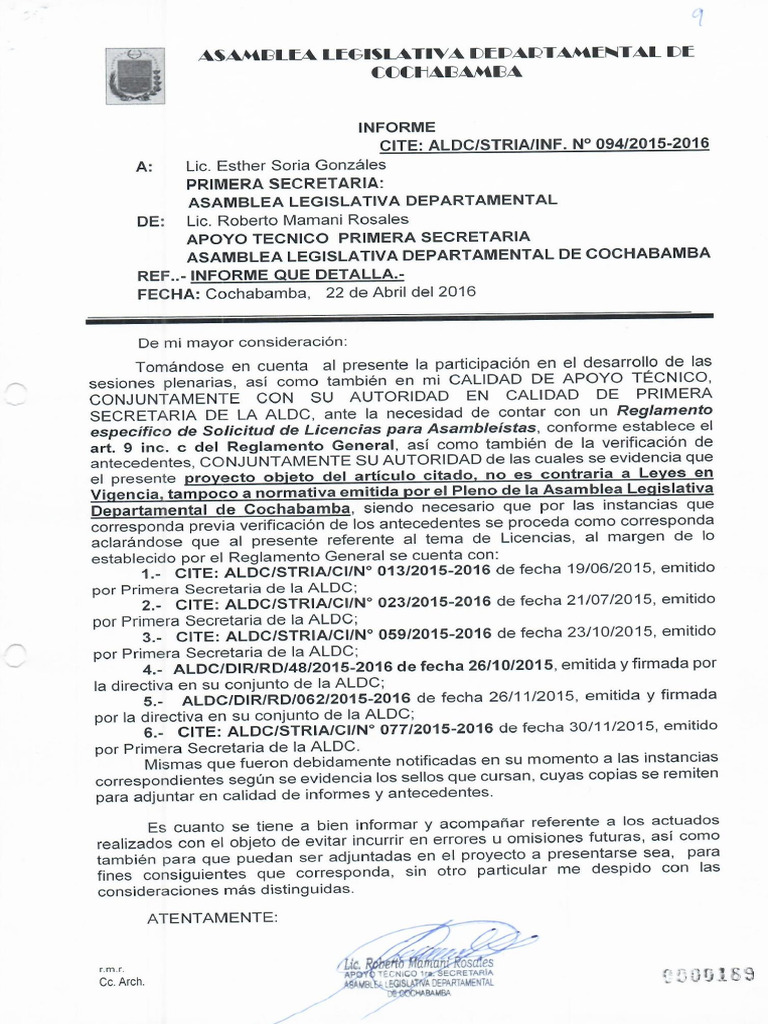 Normativa de Licencias ALDC | PDF