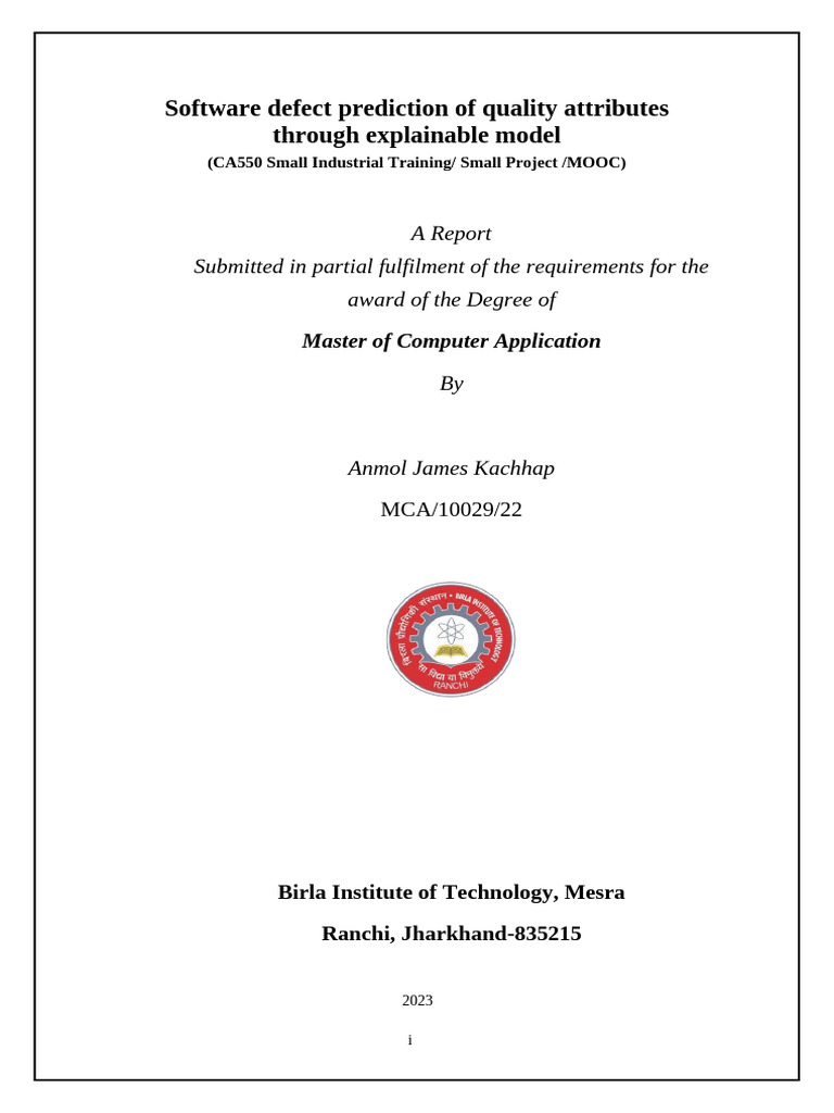 CA550 Miner Project Final PPTTT James | PDF | Deep Learning | Machine ...