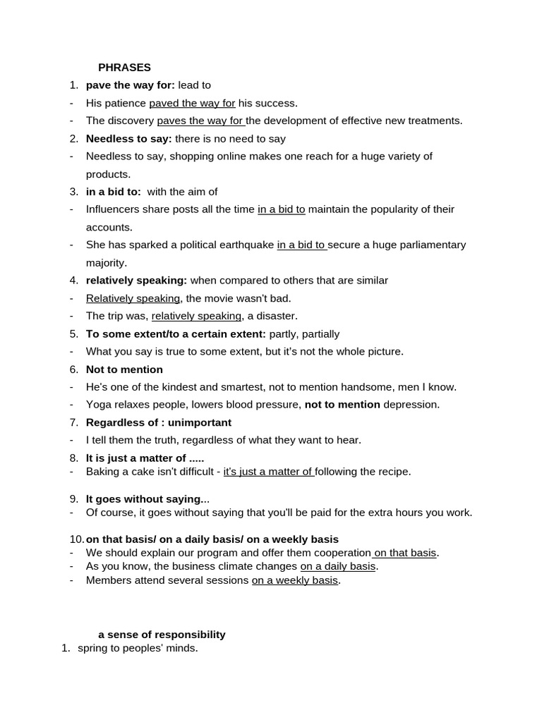 Common English Phrases Explained | PDF