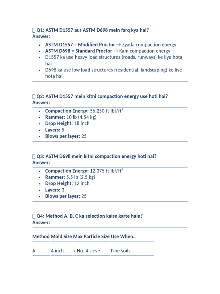 Daily QC Compaction Report Checklist | PDF | Soil Science | Soil