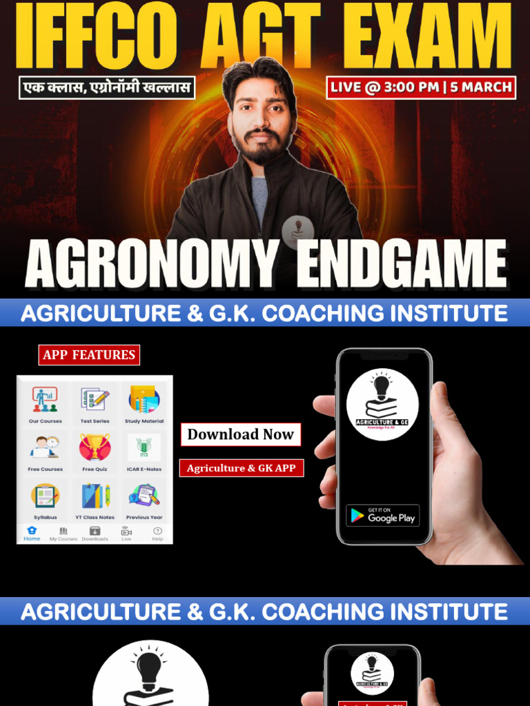 Agronomy Marathon For Iffco Agt | PDF | Legume | Sugarcane