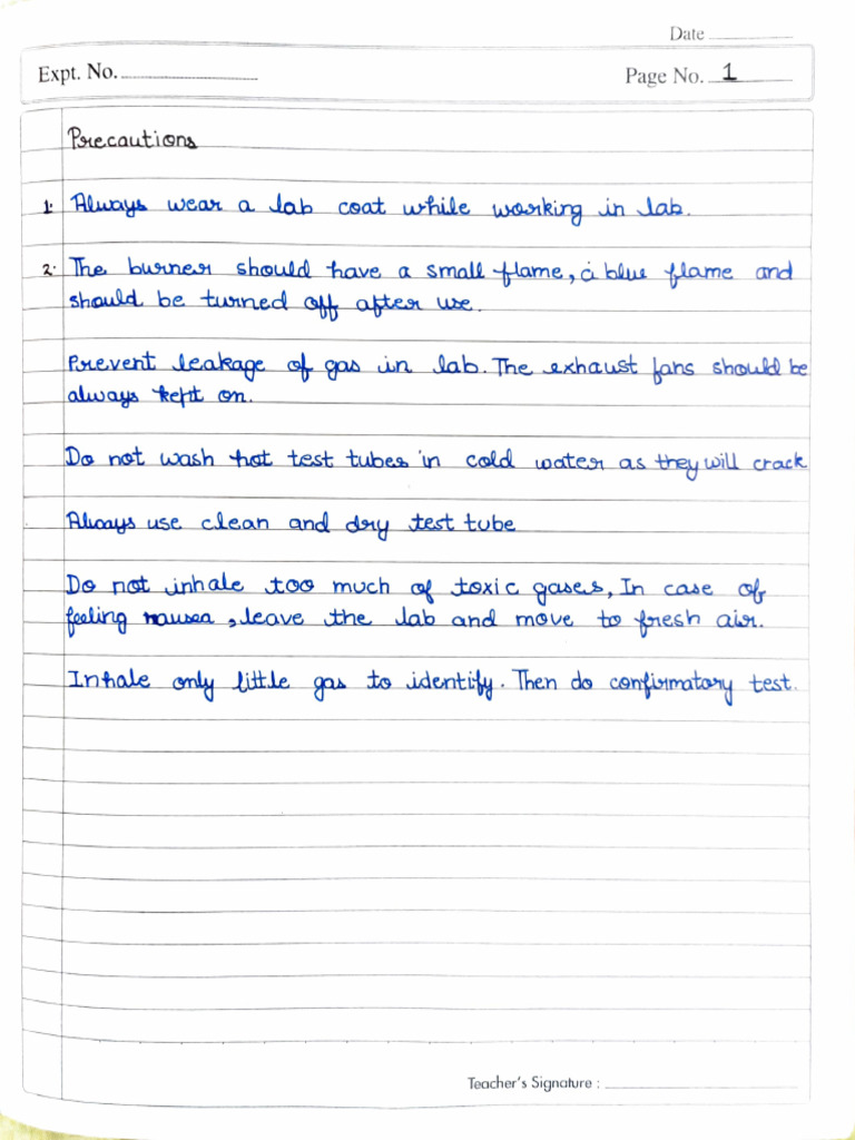 Class 9 Chemistry Lab Manual | PDF | Chemistry | Chemical Substances