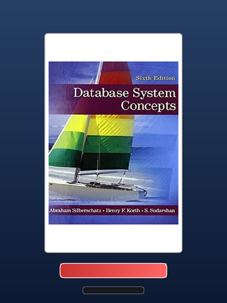 Database System Concepts 6th Edition Full Download | PDF | Databases | Multiple Choice