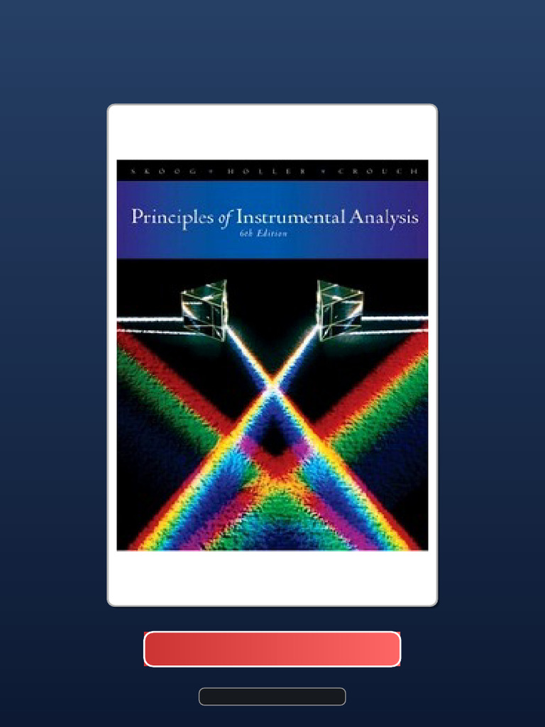 Principles of Instrumental Analysis 6th Edition Full Download | PDF ...