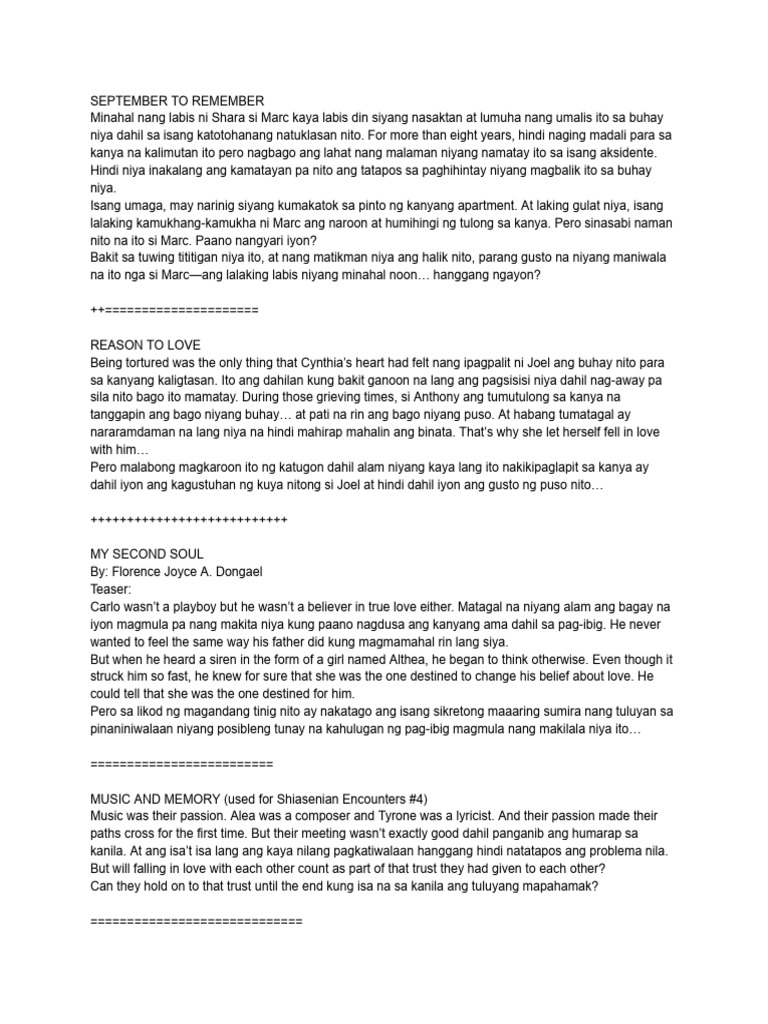 Teasers | PDF