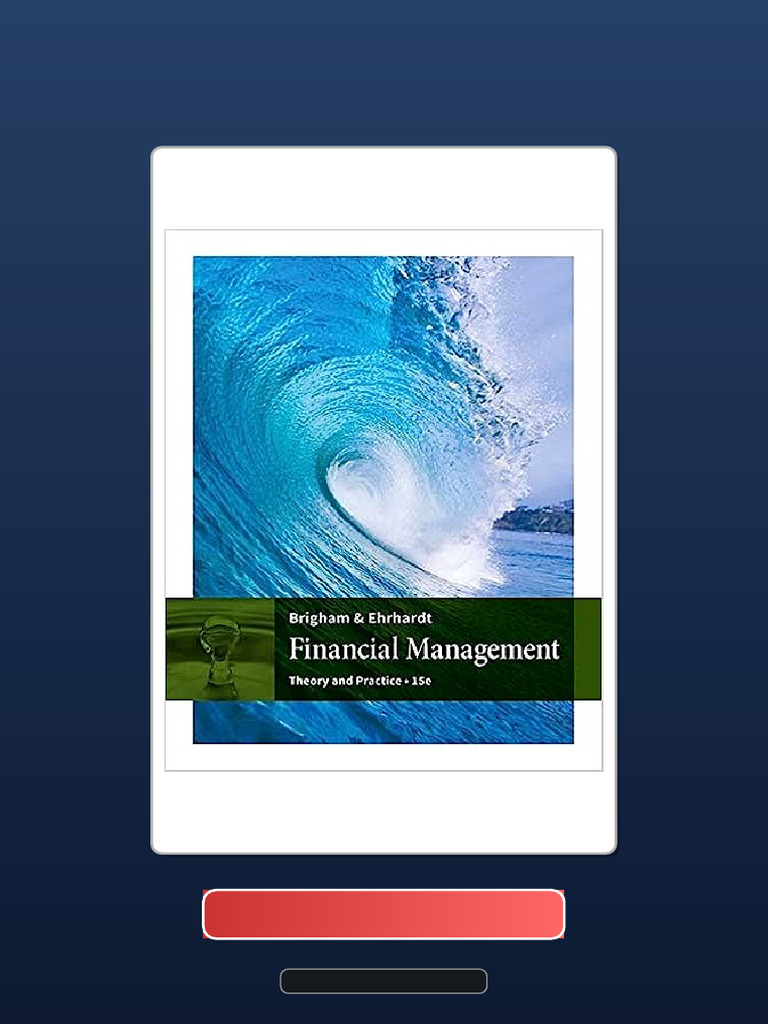 Verified PDF Download Financial Management Theory and Practice 15th ...