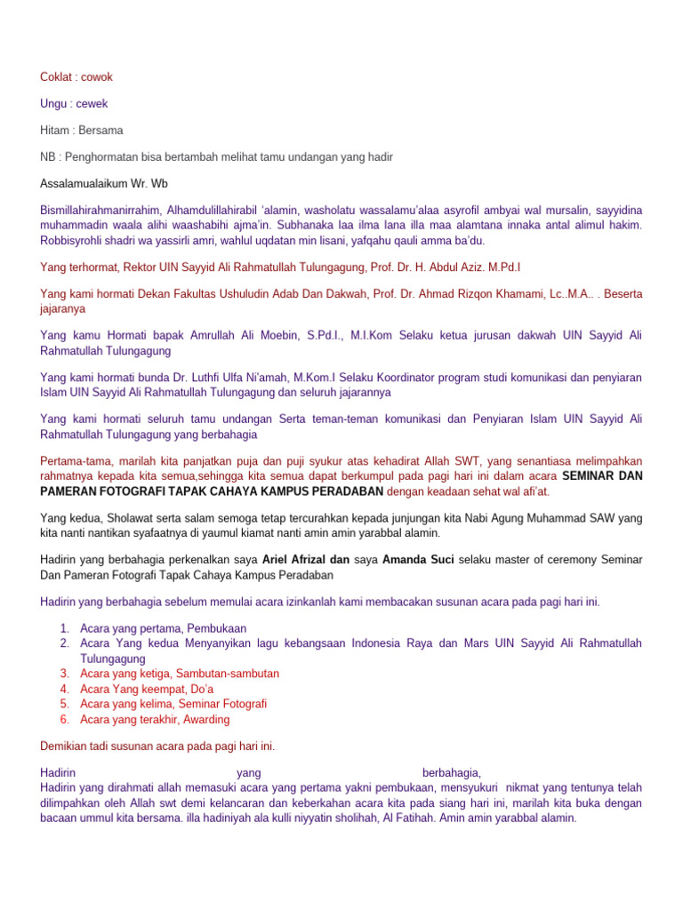 MC Formal | PDF