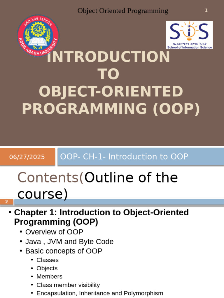Chapter 1 Introduction - To - Object - Oriented | PDF | Inheritance (Object Oriented Programming ...