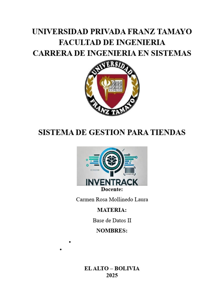 Documento Final Sis 3er | PDF | Bases de datos | Software