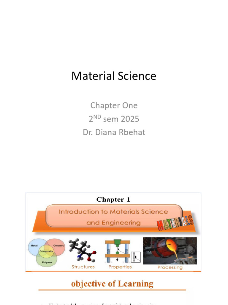 Introduction to Materials Science | PDF
