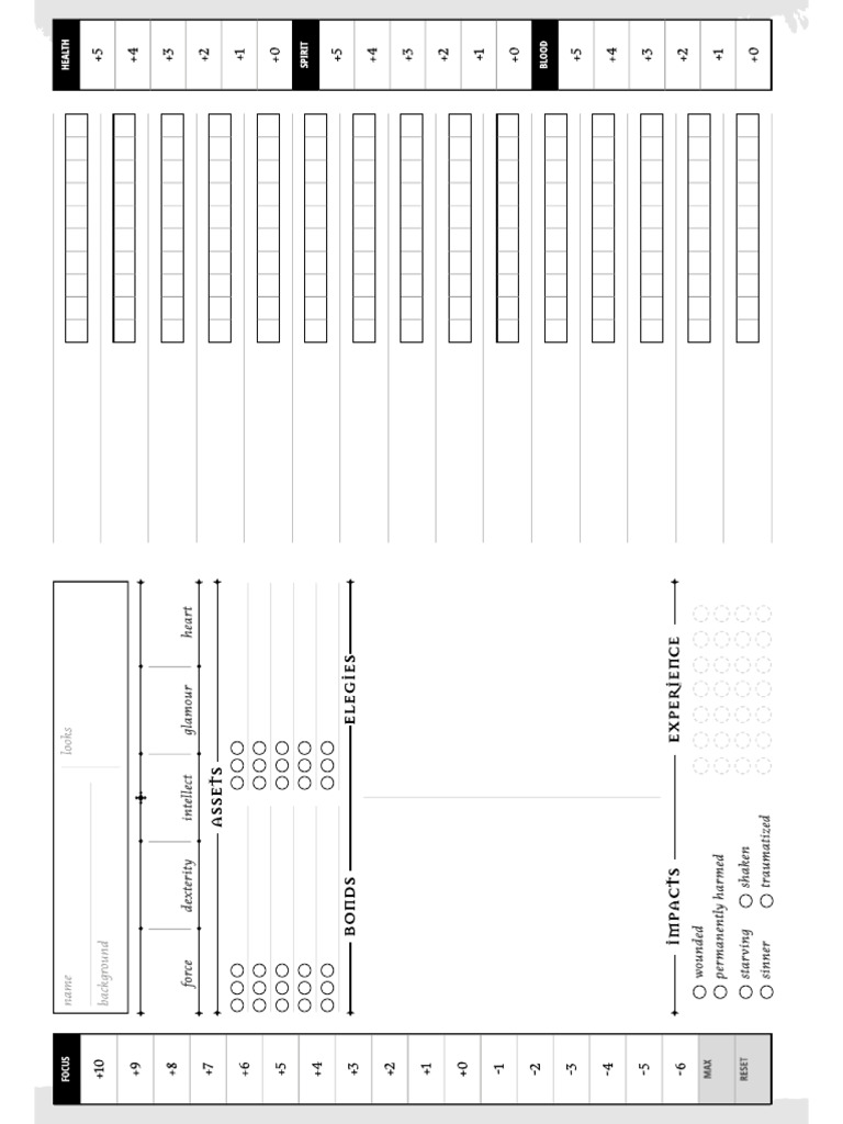Elegy 3.5 Sheet | PDF