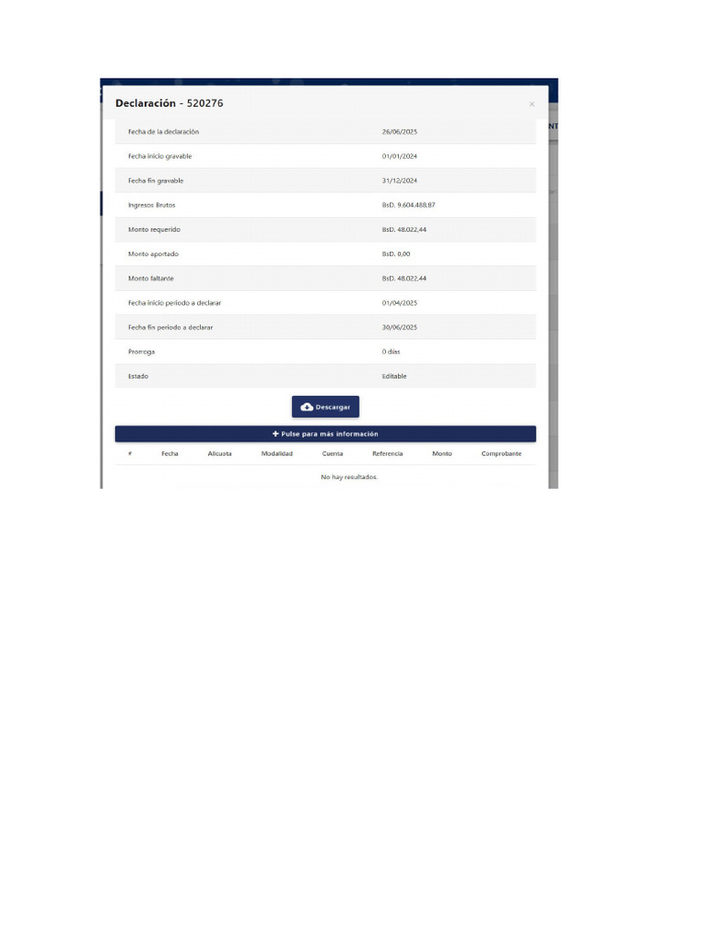 Declaracion Fonacit | PDF