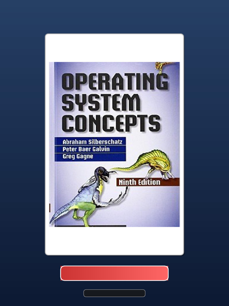Operating System Concepts 9th Edition Full Download | PDF | Multiple Choice | Learning