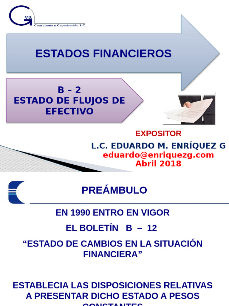 8 B-2 Estado de Flujos de Efectivo | PDF | Interés | Compartir (Finanzas)