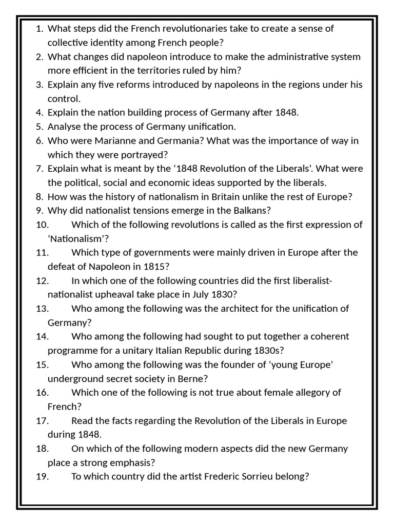 Nationalism and Unification in 19th Century Europe | PDF | Nationalism ...