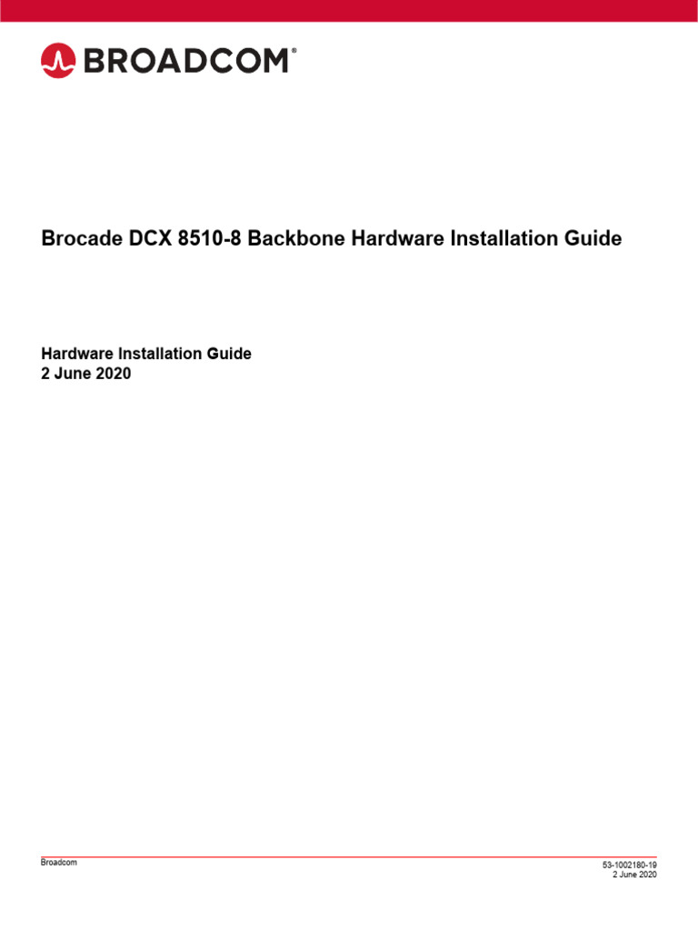 Brocade Directordcx 8510 8 Installguide | PDF | Network Switch ...