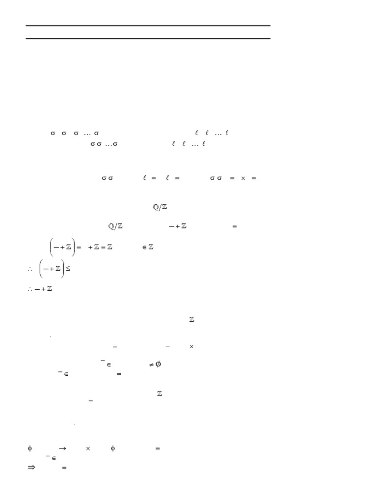 Miscellaneous Exercises | PDF | Group (Mathematics) | Algebraic Structures