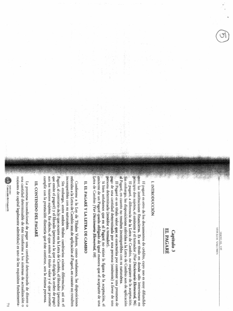 5 Manual de Titulos Valores - El Pagare | PDF