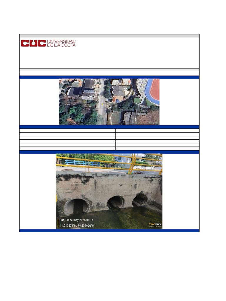 Formato Inventario de Culverts | PDF