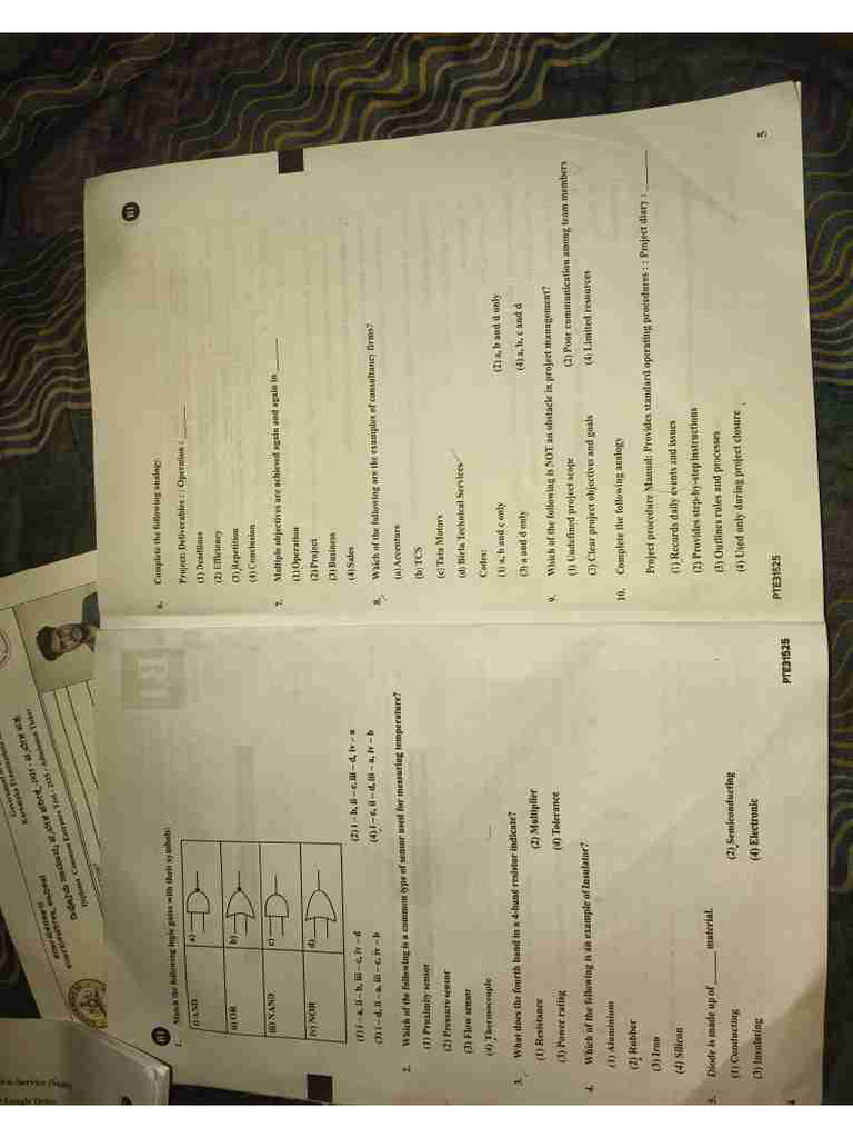 DCET Question Paper 2025 | PDF