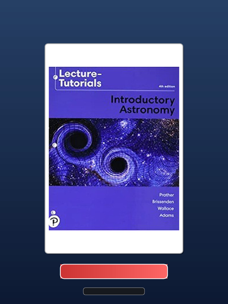 Lecture Tutorials For Introductory Astronomy 4th Edition Full Download | PDF | Information | Science