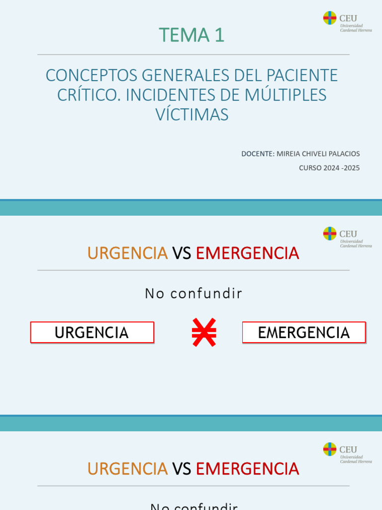 T1 Conceptos Generales IMV ALUMNOS | PDF | Ambulancia | Hospital