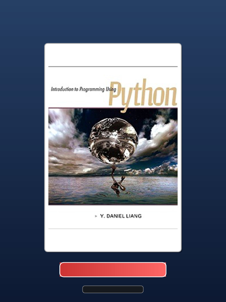 Introduction To Programming Using Python 1st Edition Full Download | PDF | Multiple Choice ...