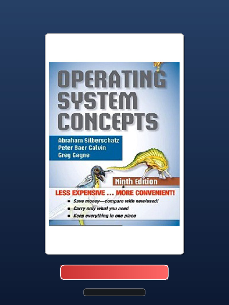 Operating System Concepts 9th Edition Full Download | PDF | Learning | Operating System