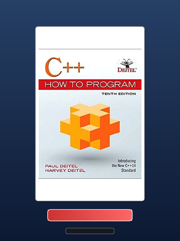 C How To Program 10th Edition Full Download | PDF | Multiple Choice ...