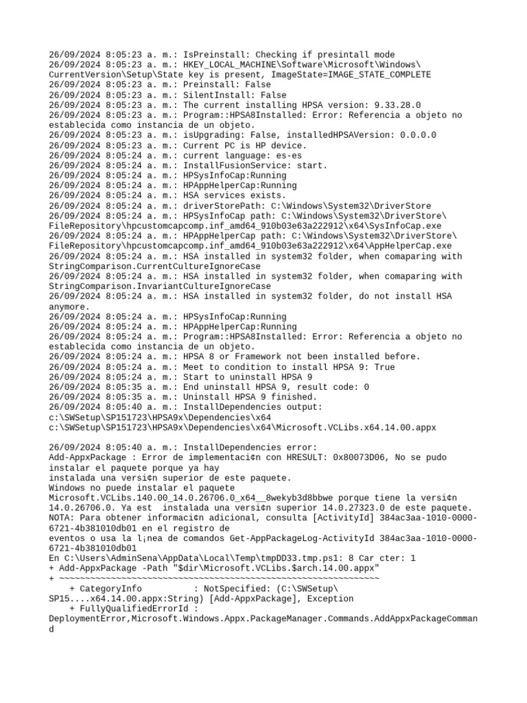 HPSA Setup 20240926-080556 | PDF | Windows Registry | Computing Platforms