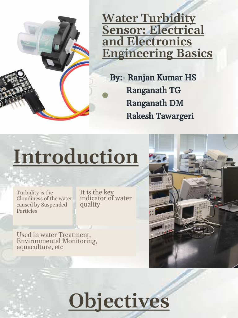 Water Turbidity Sensor | PDF